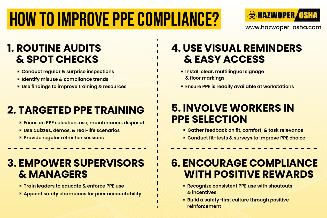 When PPE Isn't Used Correctly: How to Spot & Fix Compliance Gaps
